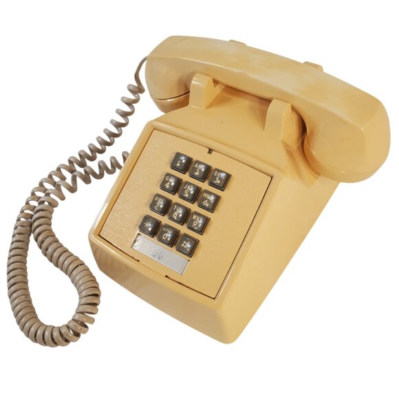 ITT | Office | Itt Push Button Touch Tone Landline Desk Phone Beige ...